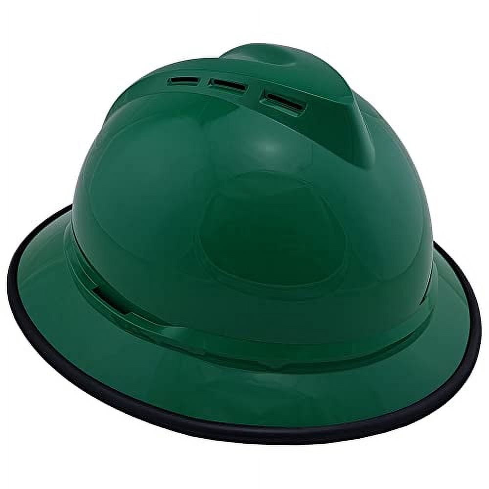Vented Full Brim Hard Hats with Ratchet Suspensions and Safety Edging ...
