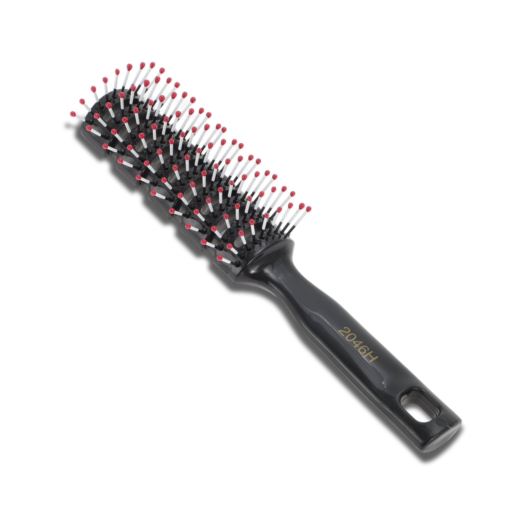 Vented Hair Brush Styling Brush with Ball-Tipped Bristles Vent Brush for Blow Drying Wet Short ...