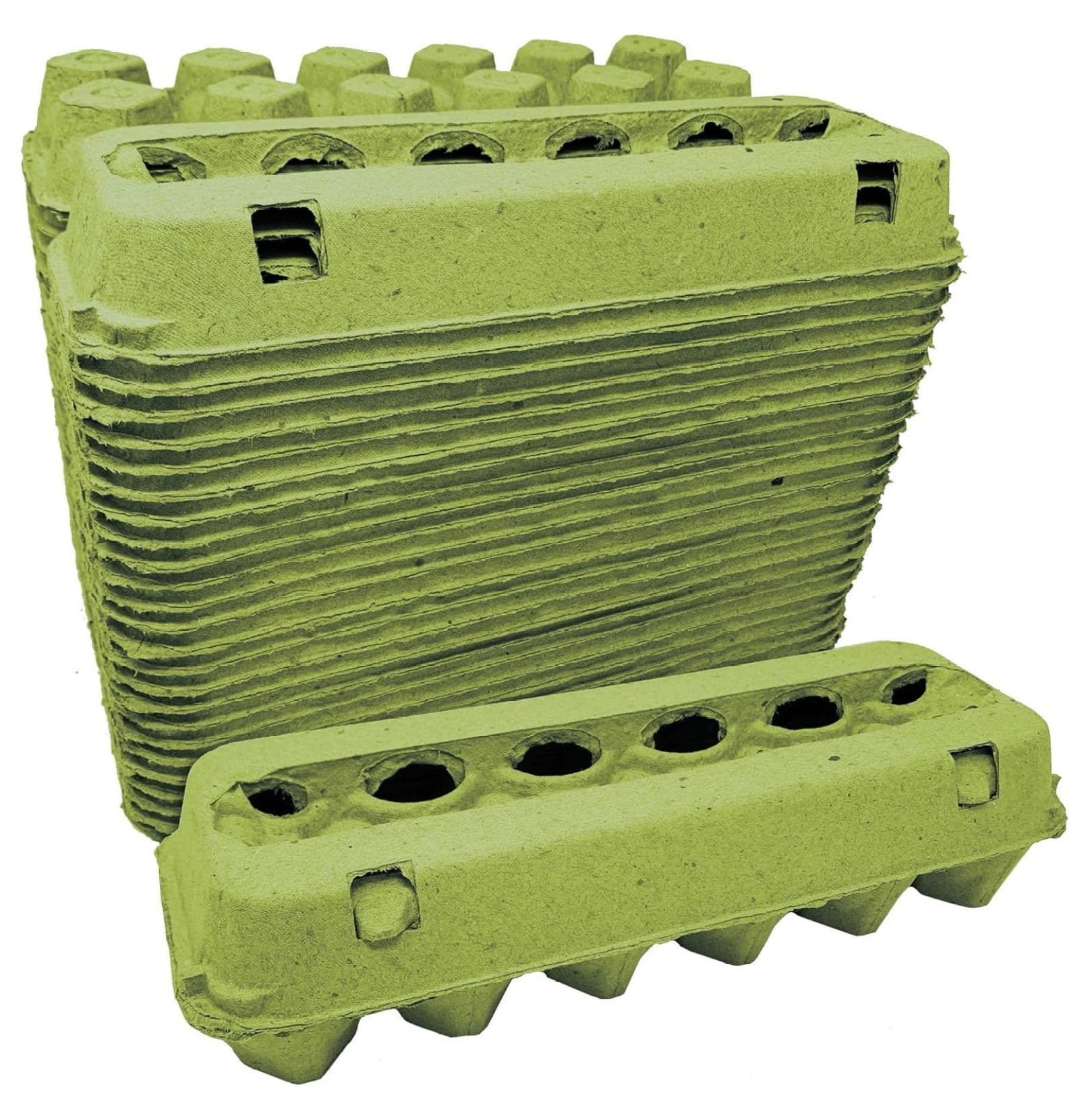 Vented Paper Pulp Egg Cartons, 24-Pack, -Friendly Molded Fiber Trays ...