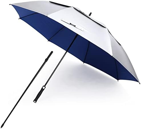 Vented UV Golf/Beach Umbrella 68" Arc, Auto Open Oversize Extra Large ...