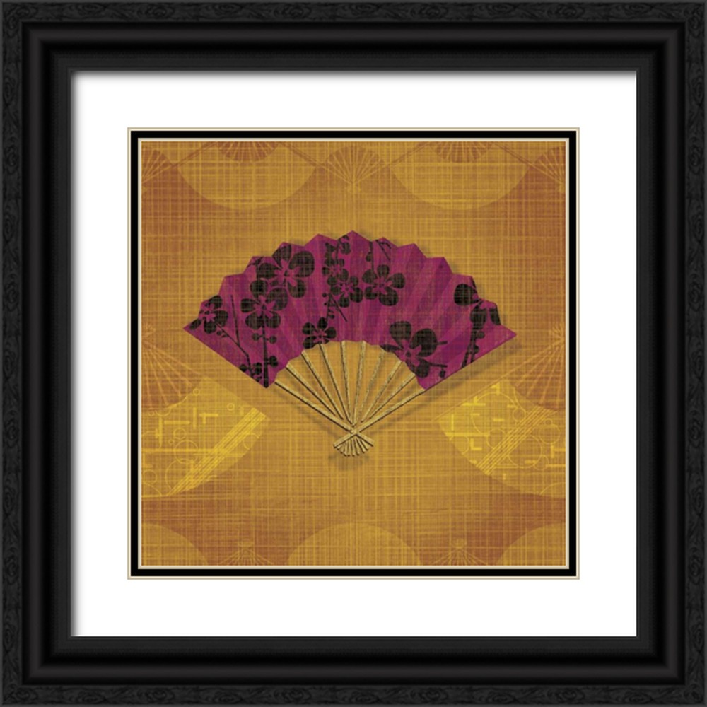 Venter, Tandi 12x12 Black Ornate Wood Framed with Double Matting Museum ...