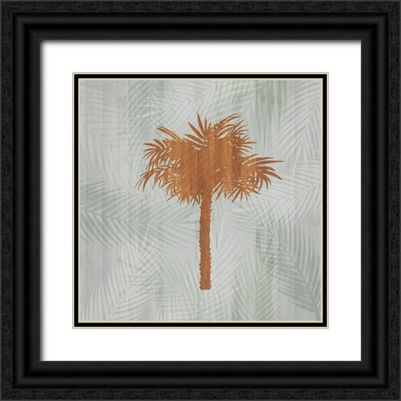 Venter, Tandi 12x12 Black Ornate Wood Framed with Double Matting Museum ...