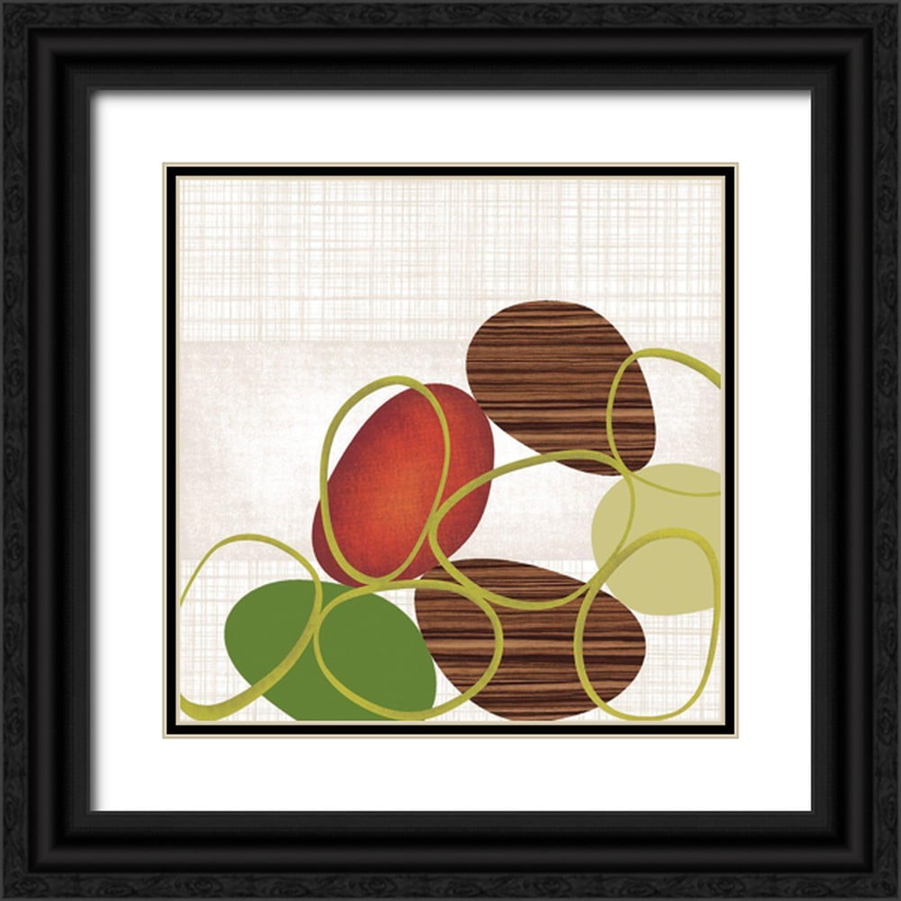 Venter, Tandi 12x12 Black Ornate Wood Framed with Double Matting Museum ...