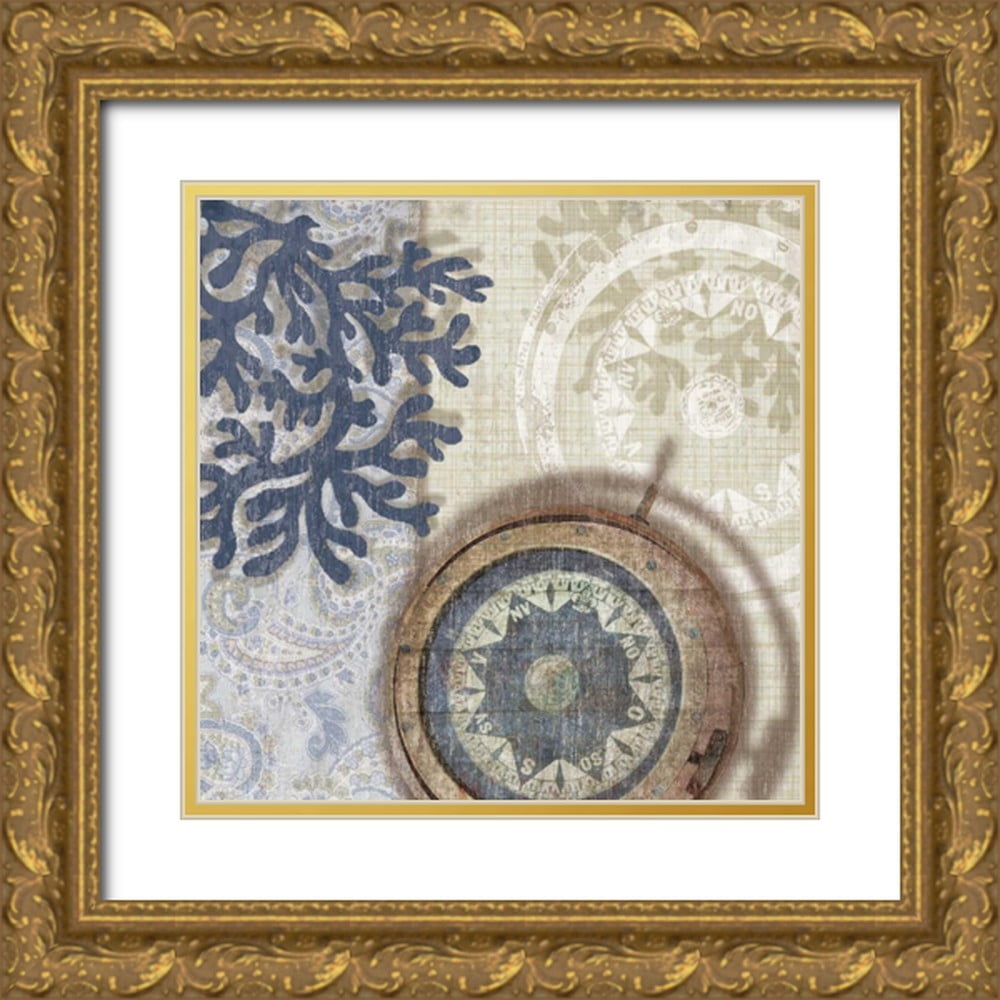 Venter, Tandi 20x20 Gold Ornate Wood Framed with Double Matting Museum ...