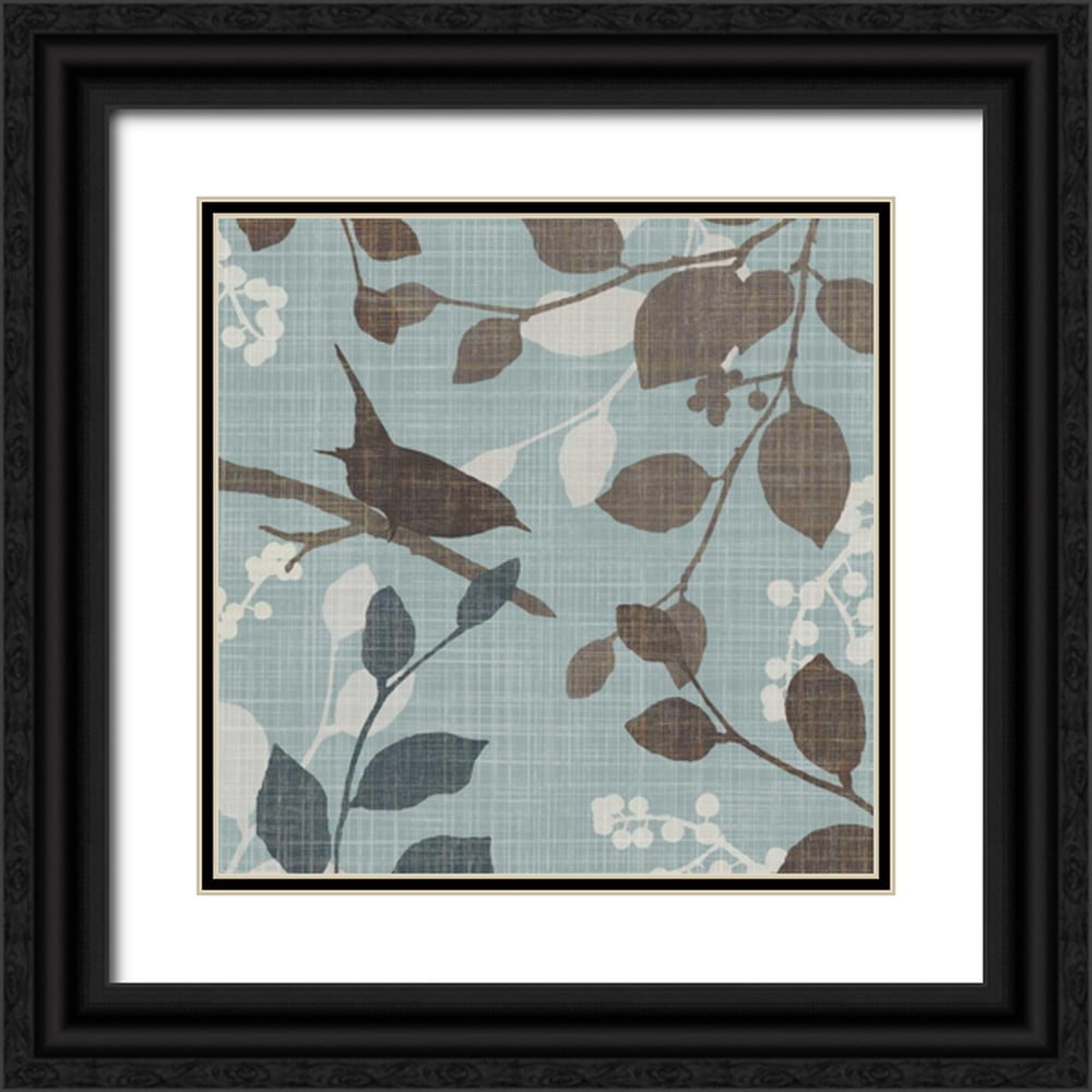 Venter, Tandi 26x26 Black Ornate Wood Framed with Double Matting Museum ...