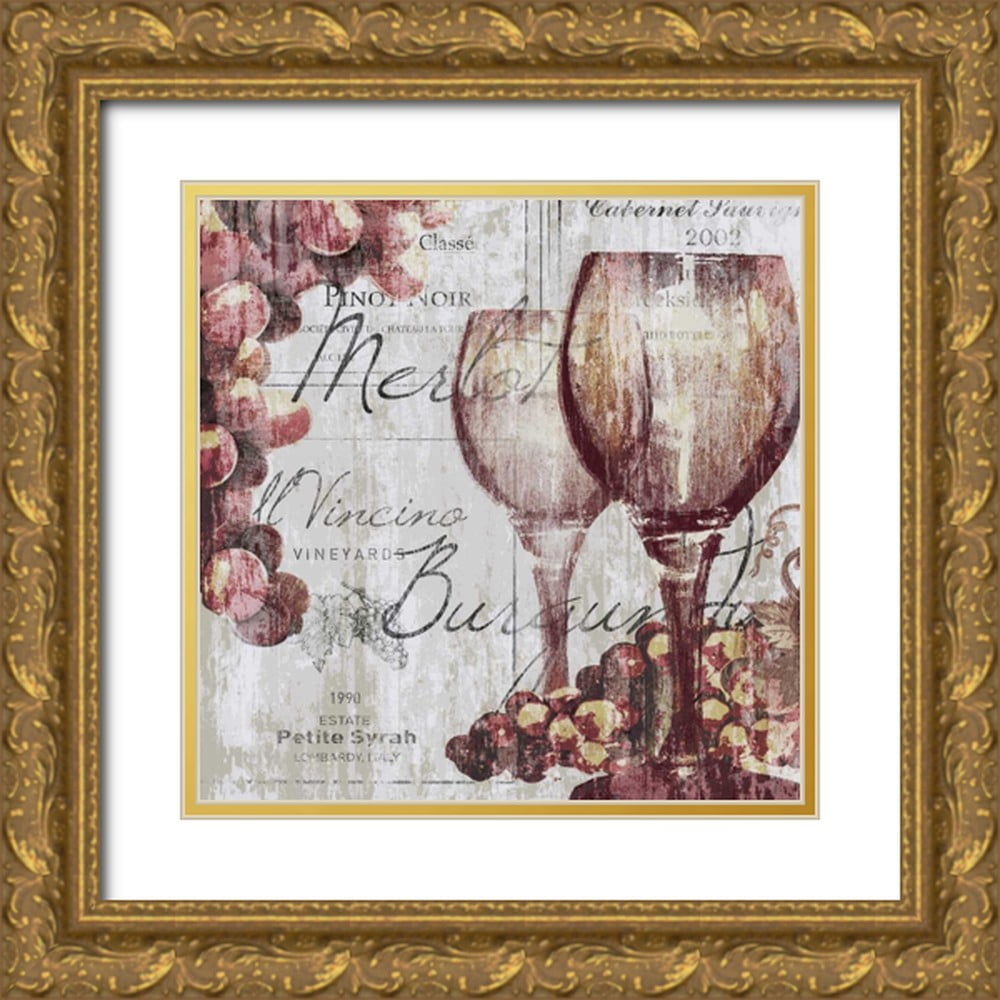 Venter, Tandi 26x26 Gold Ornate Wood Framed with Double Matting Museum ...