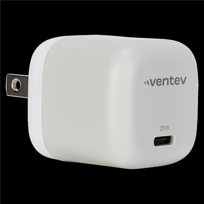 Ventev WC20-CCBX266690 20W Ultrafast USB C Universal Wall Charger & USB ...