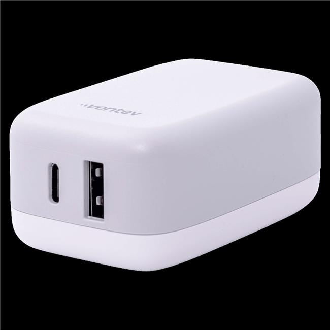 Ventev WC27-HDBX266746 27W Ultrafast USB C & USB A Universal Wall ...