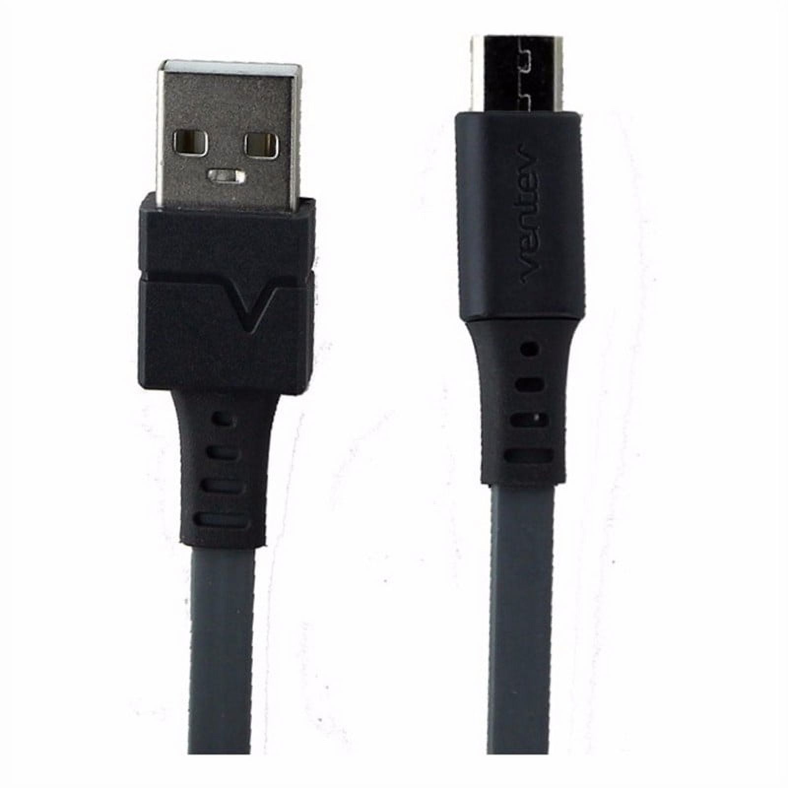 Ventev (512276) 6-inch Sync & Charge Cable for Micro USB Devices - Gray ...