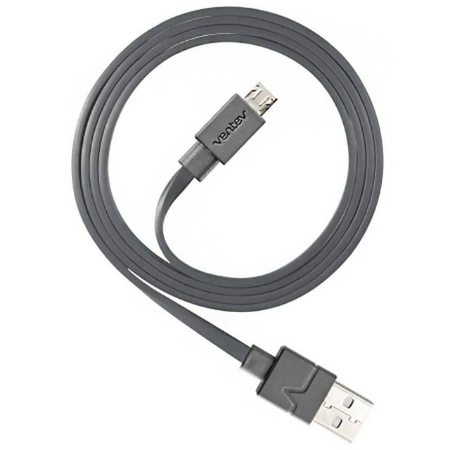 Ventev (515661) 3.3 Ft Sync & Charge Cable for Micro USB Devices Cable ...