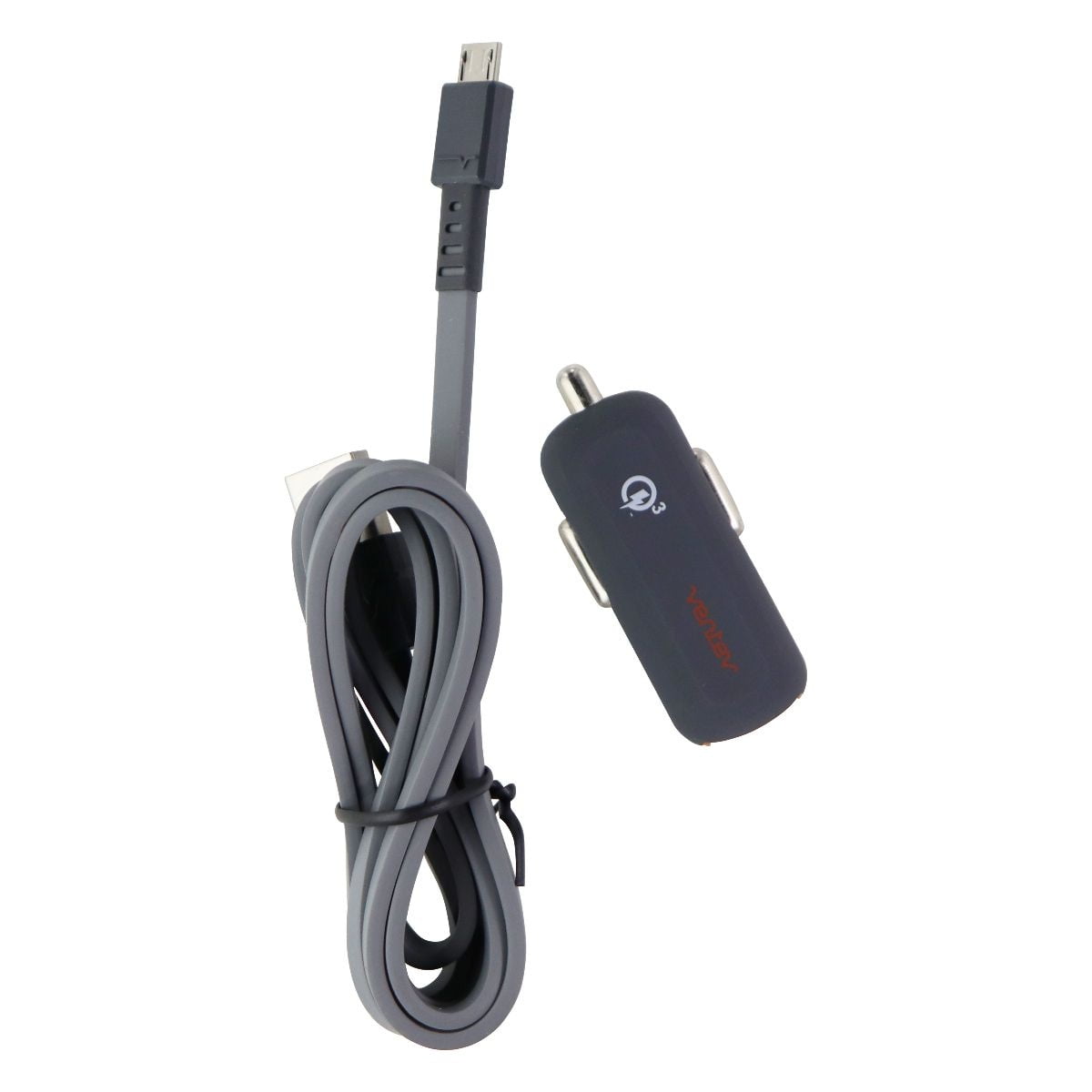 Ventev Dashport Rq1300 Mini Qc 3.0 Car Adapter W/ (3.3ft) Micro-Usb ...