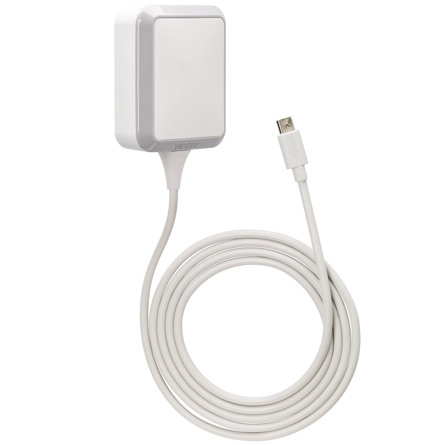 Ventev Essentials Wall Charger Micro USB 2.1A Cable 4ft Grey Wall ...