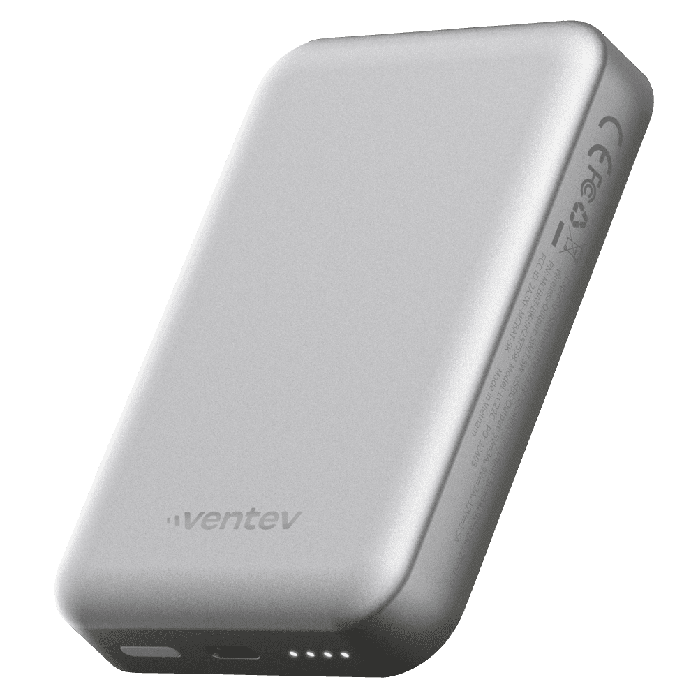 5k mAh Portable Magnetic Battery - Ventev - Walmart.com
