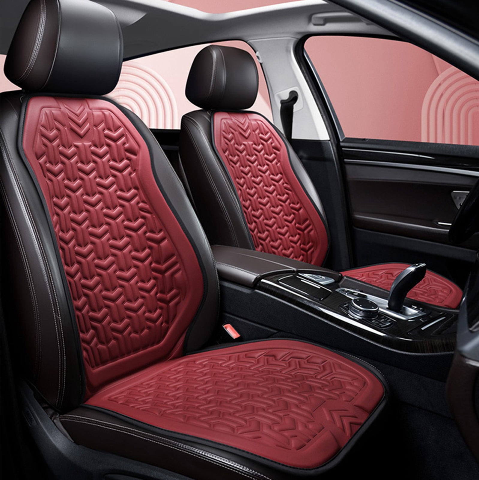 Ventilated Car Seat Cushion, Mesh Back Support Cover, Universal Auto ...