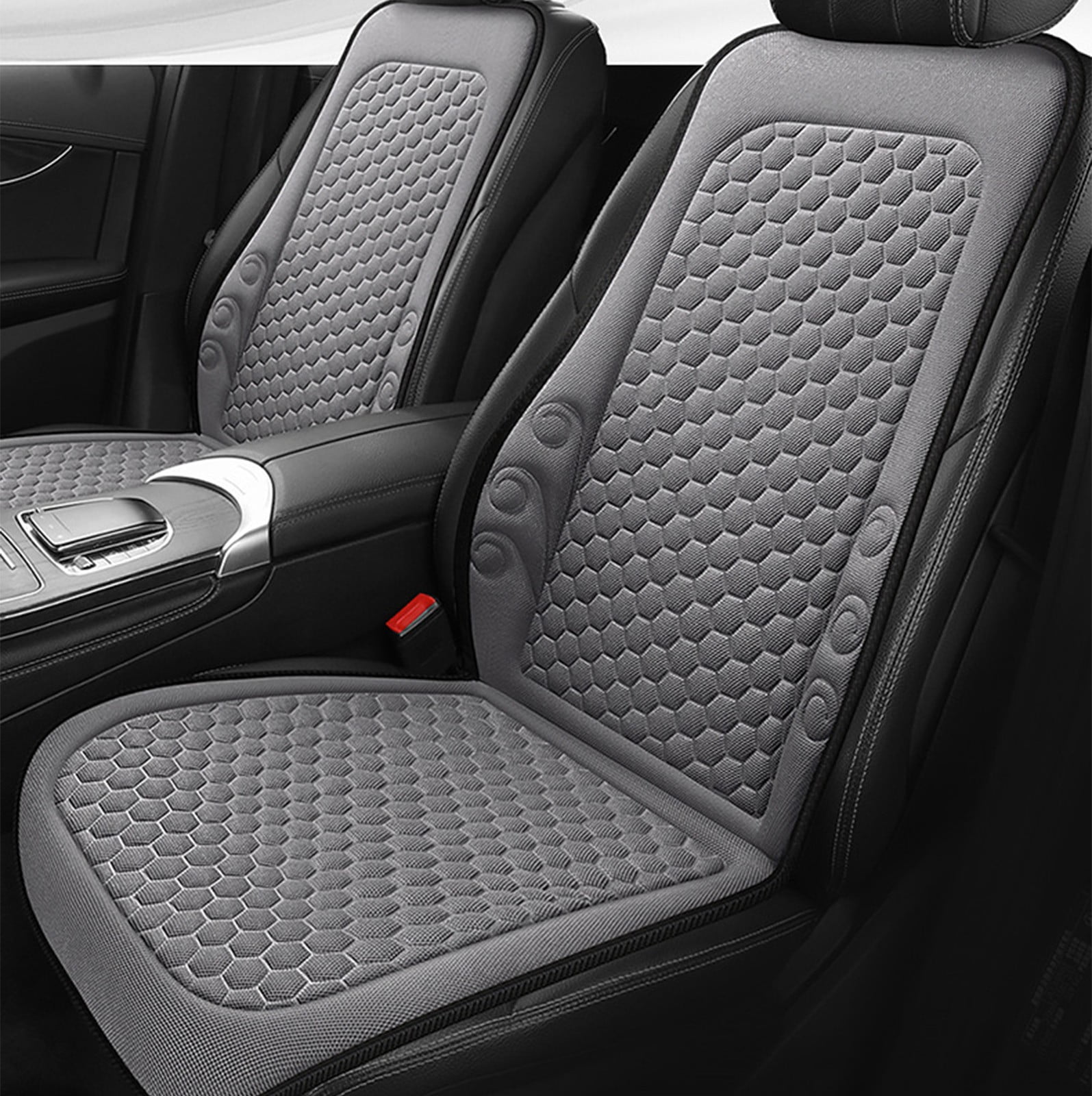 Ventilated Car Seat Cushion and Backrest with 3D Mesh Design for All ...
