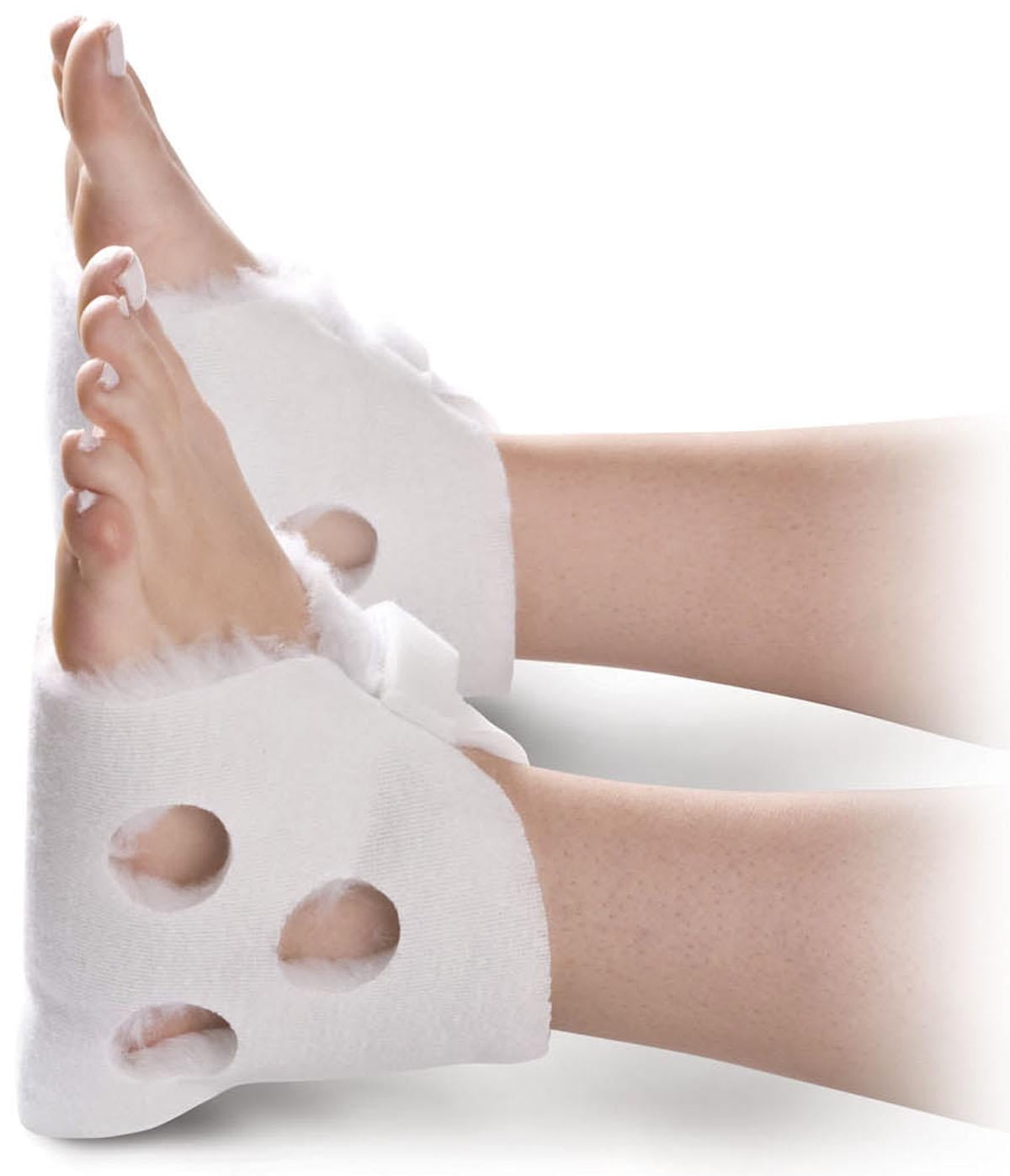 Ventilated Heel Protectors,White,Unisize HSA/FSA Eligible - Walmart.com