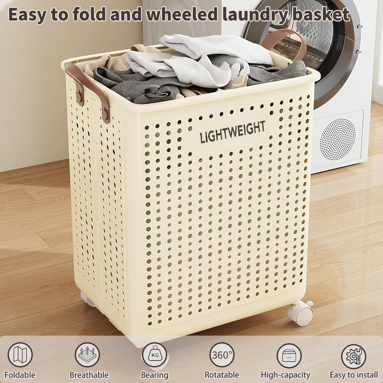 [Ventilated Laundry Bin] Collapsible Laundry Bin | Ventilated Design ...