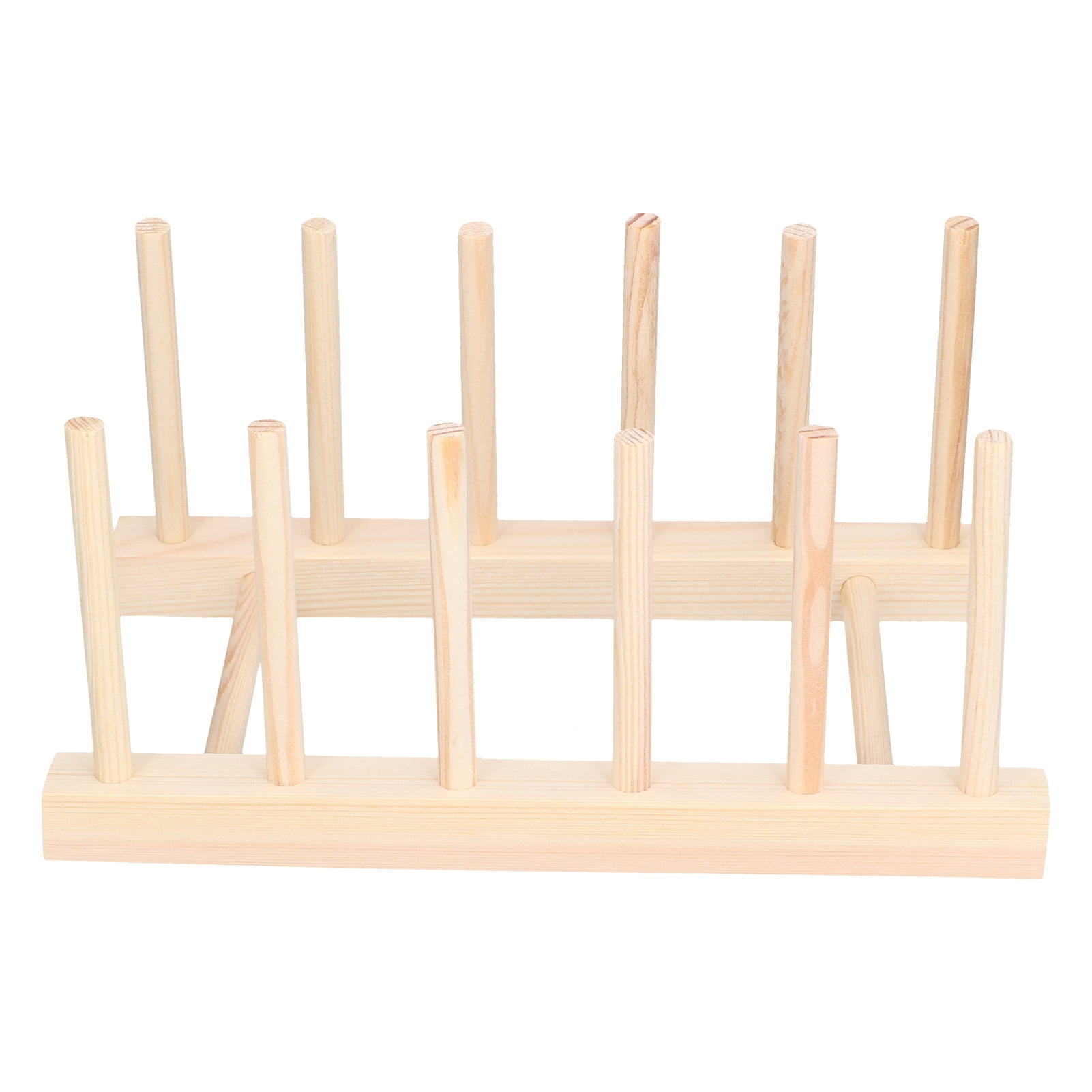 Ventilated Wooden Dish Rack, Lightweight Pine Wood, Easy To Clean ...