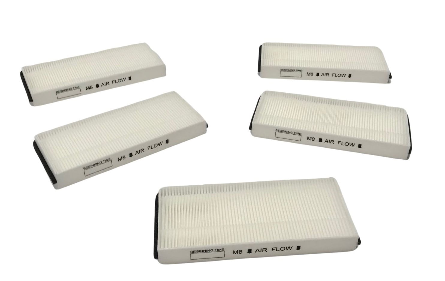 Ventilation Fan Air Filter - 5 Pack - Compatible With Panasonic Model ...