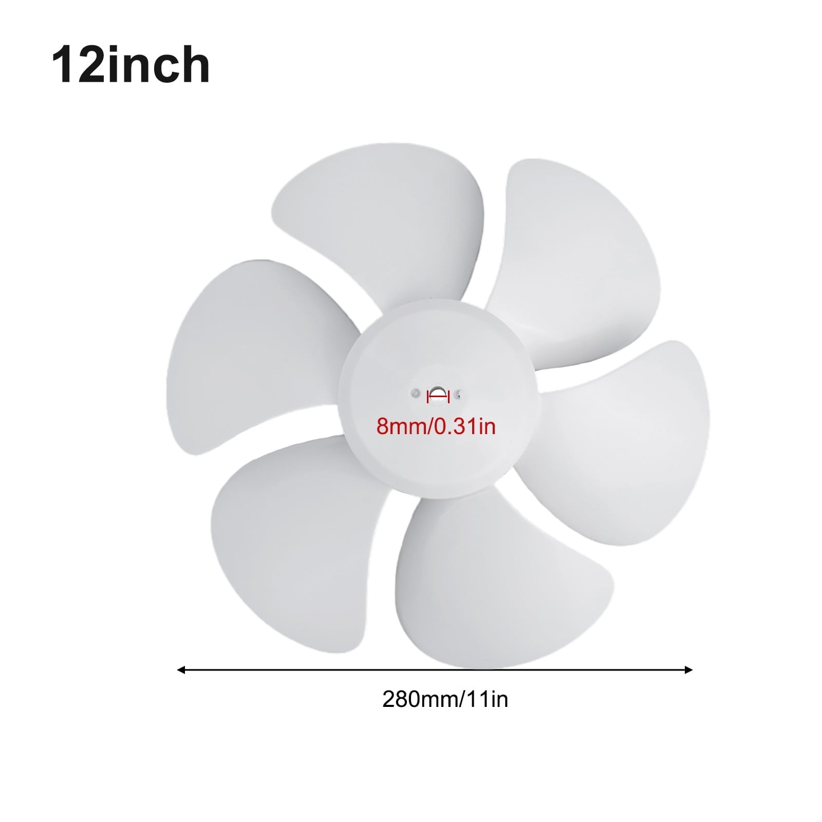 Ventilation Fan Blades 6-Blade Fan Blades Suitable for Roof Ventilation ...