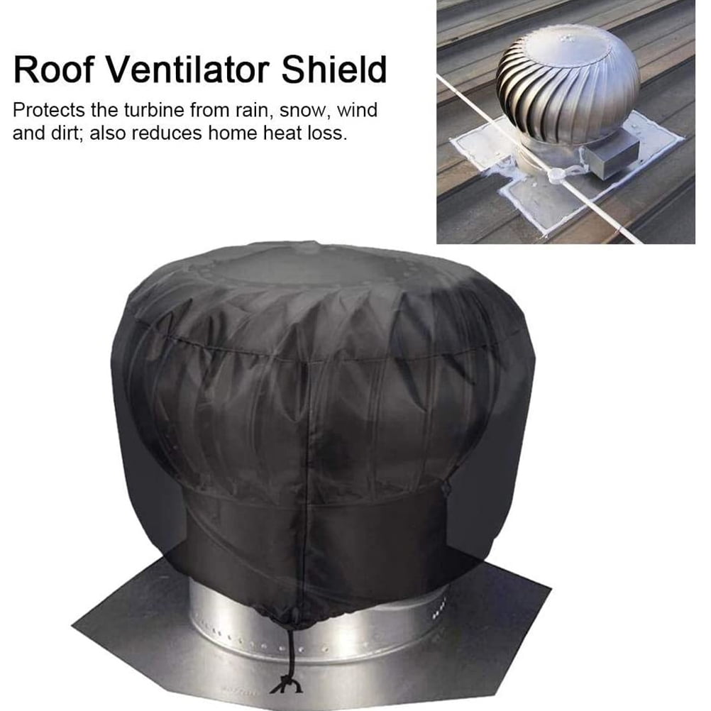 Ventilation Fan Cover Roof Turbine Hoods Shield Canvas Covers for House ...