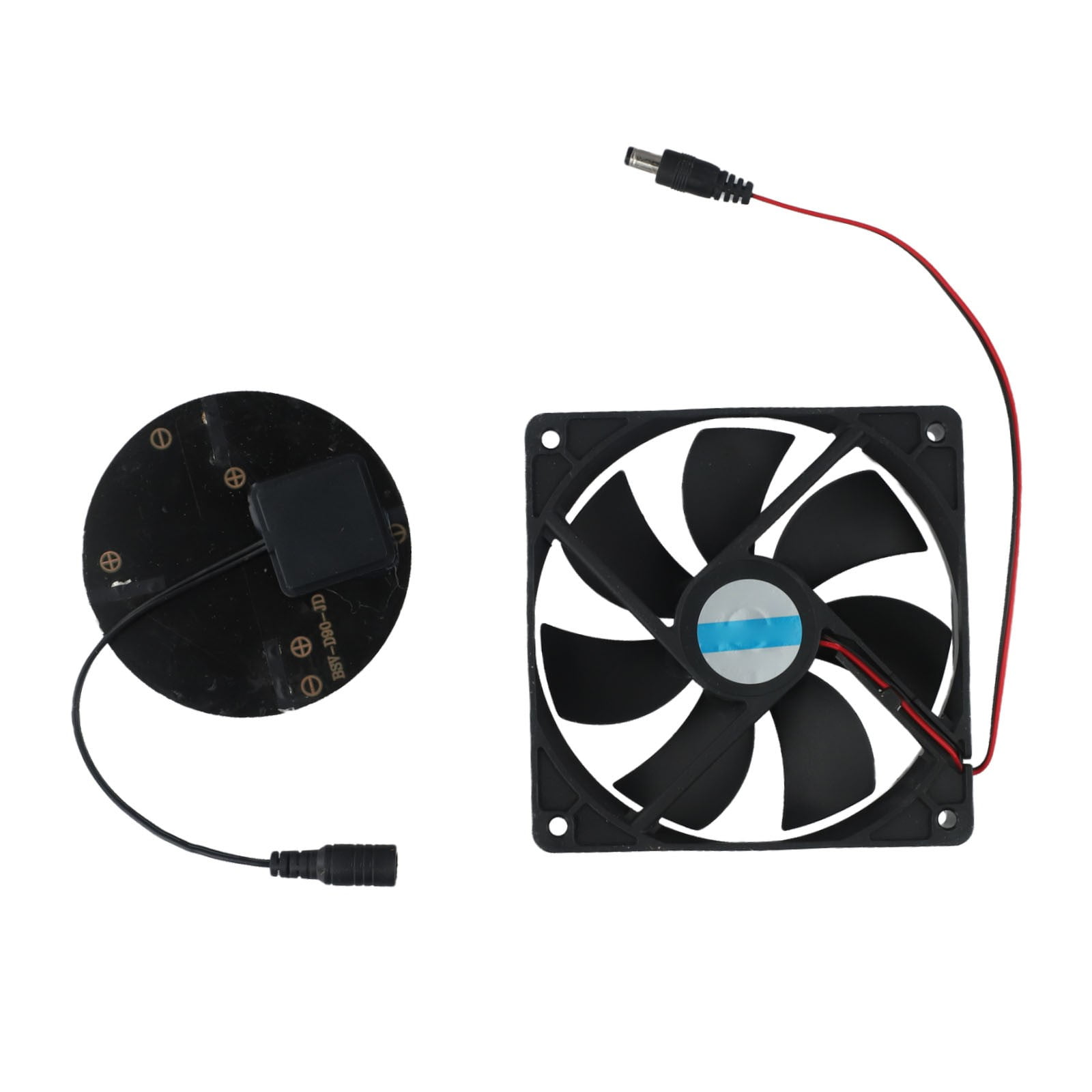 Ventilation Fans Solar Powered Panel Fan Lightweight Outdoor Free ...