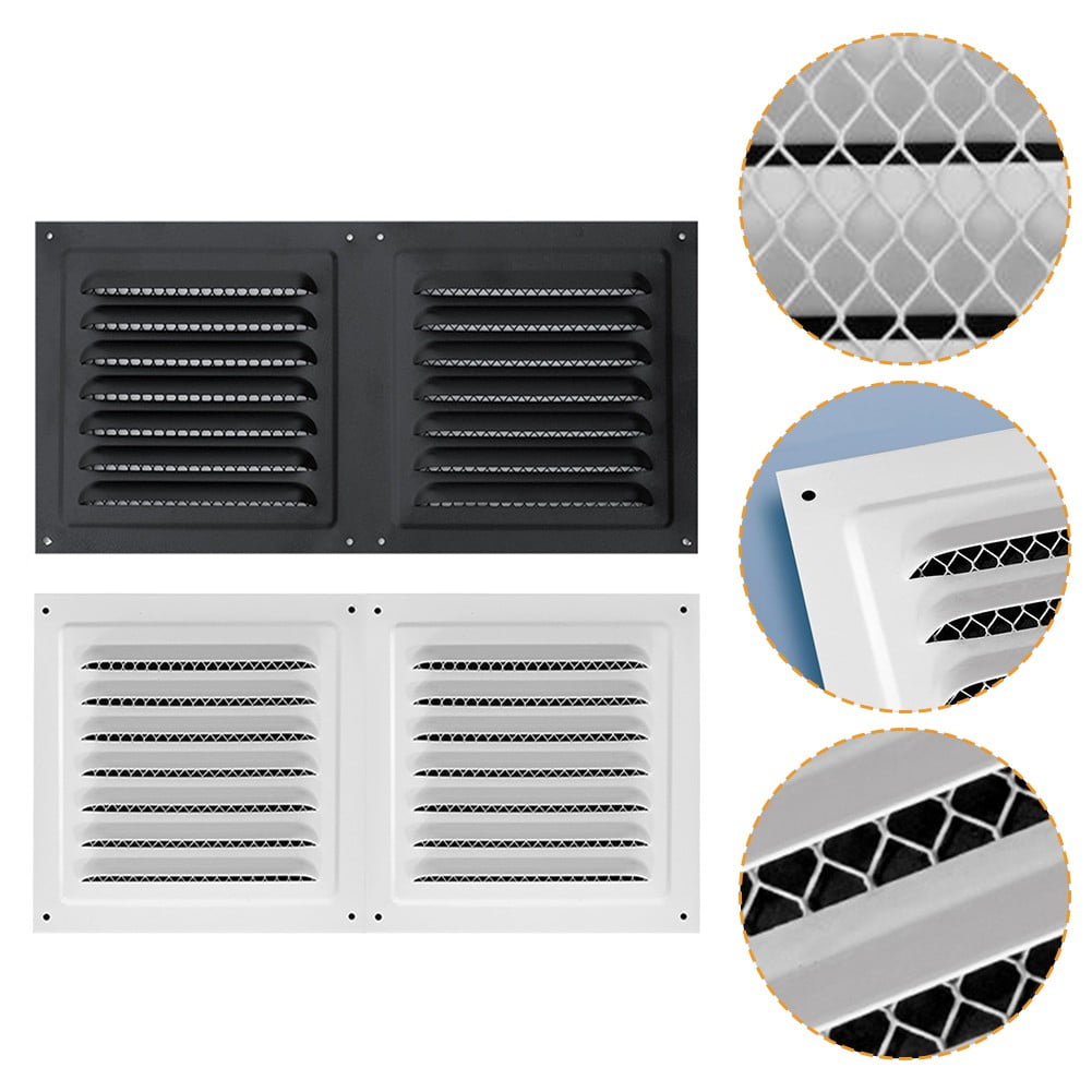 Ventilation Grille With Insect Screen Vent Cover Airflow For HVAC Or ...
