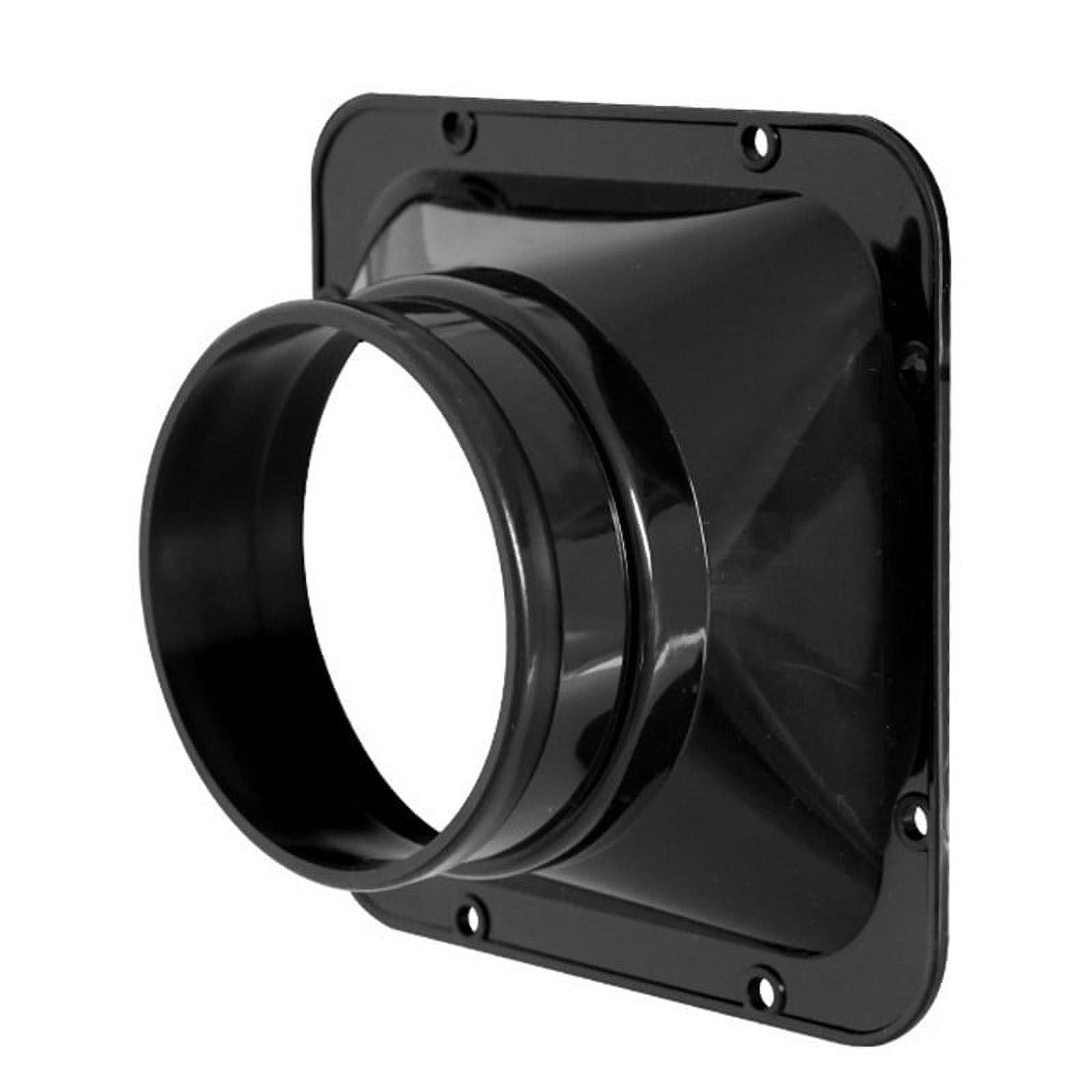 Ventilation Kitchen Bathroom Air Pipe Connector Square Flange Joint ABS ...