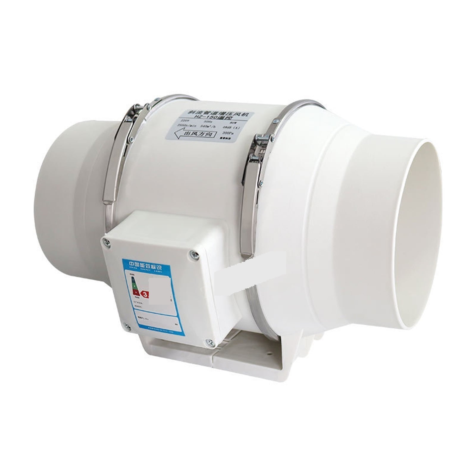 Ventilator, 3/4/5/6inch Low Noise Pipe Duct Hydroponic Airflow Fan ...