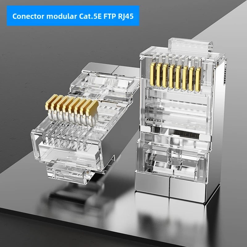 Vention Cat7 RJ45 Connector for Cat6A/5e Ethernet Cable STP 8P8C ...