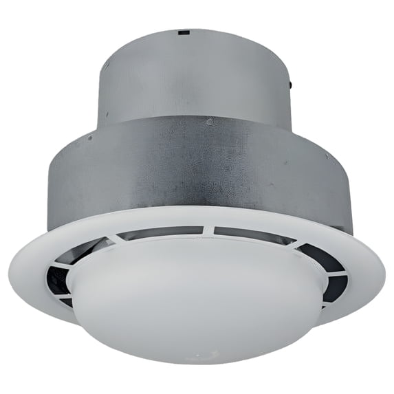 "Ventline 90 CFM Ultra-Quiet Bathroom Ceiling Exhaust Fan with Light, 7 ...