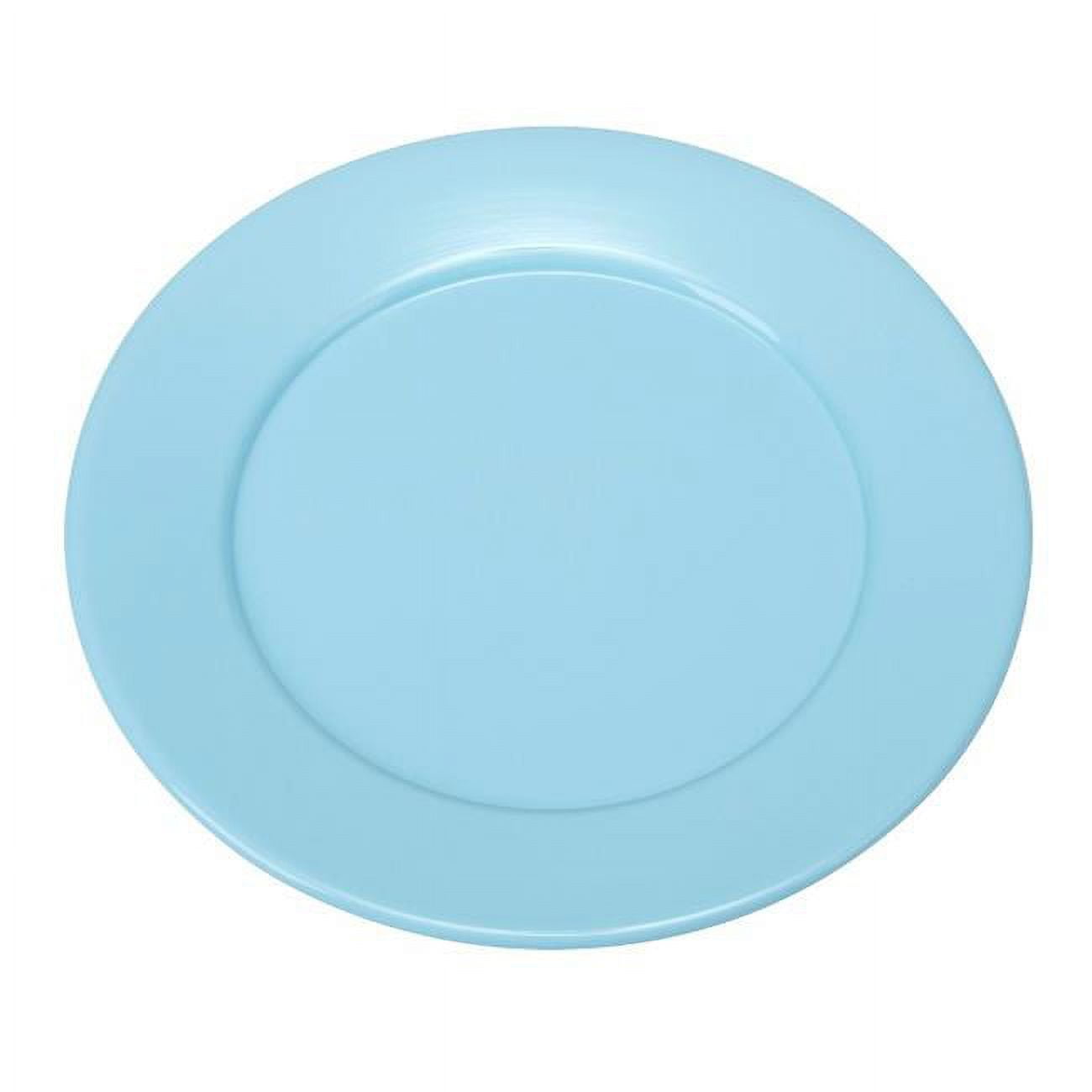 Vento 13 in. Turquoise Charger Plate - Set of 4 - Walmart.com