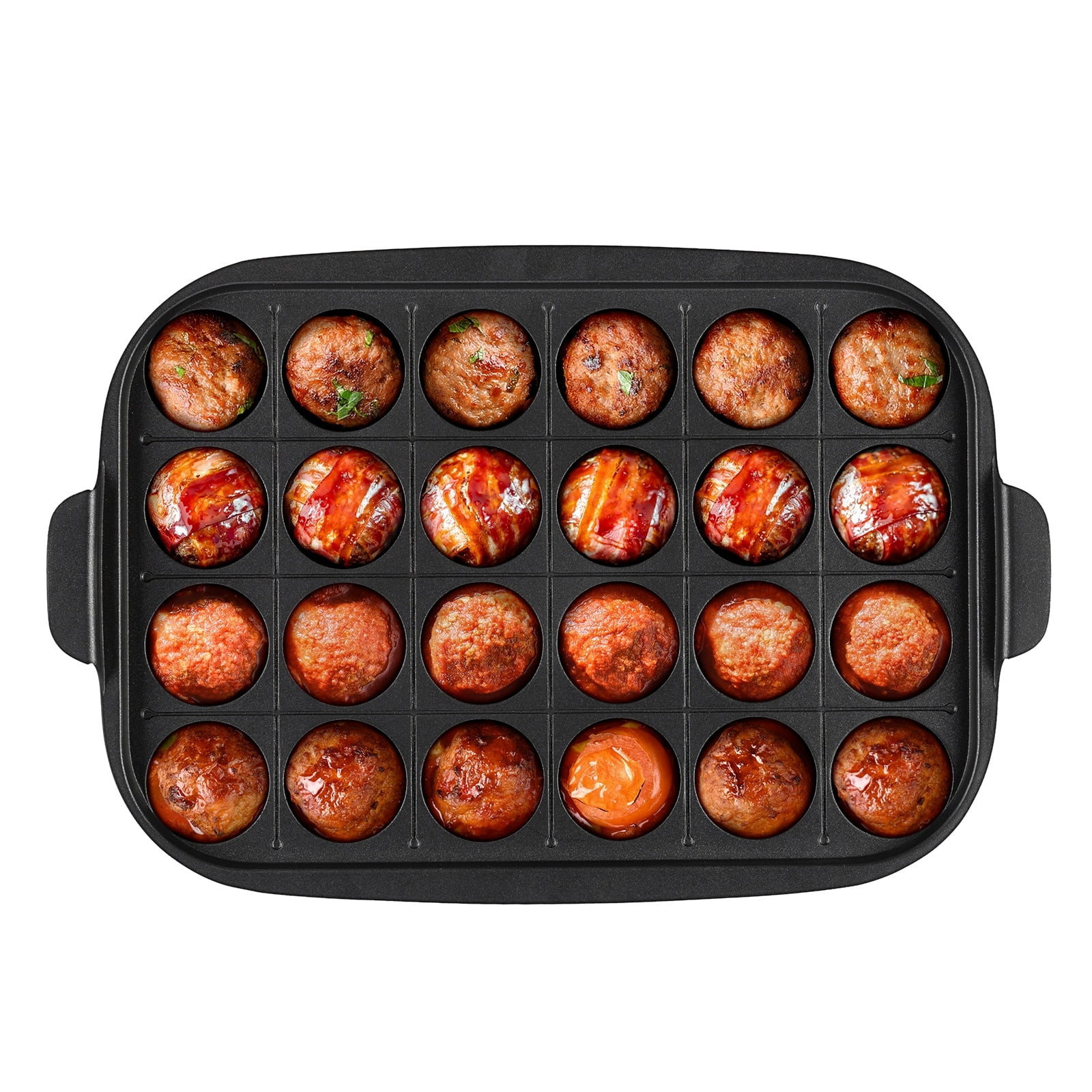 Ventray Takoyaki Pan Dish, Grilling Tray with Die Casting Aluminum ...