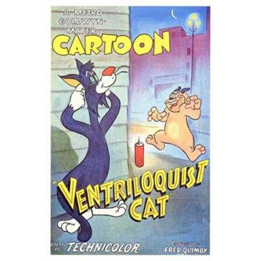 Ventriloquist Cat Movie Poster (11 x 17) - Walmart.com