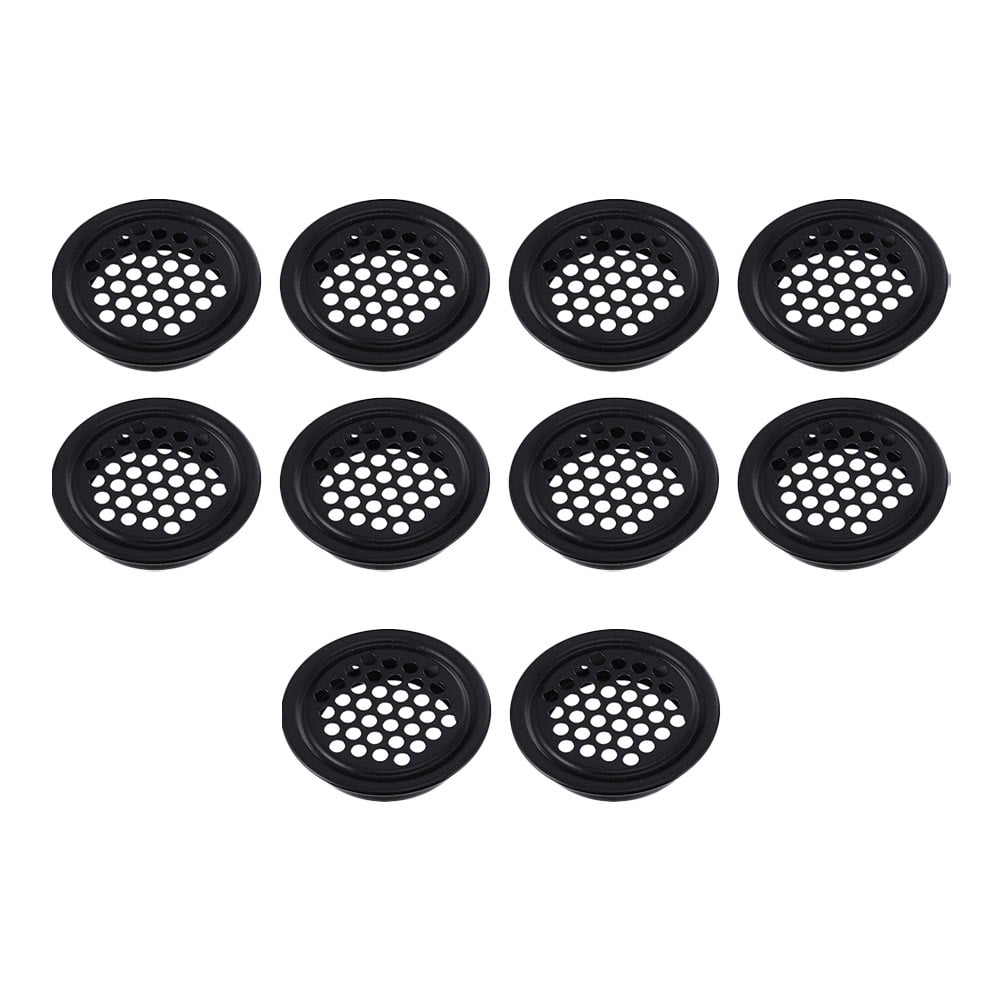 Vents Black Blinds Mesh Hole Louver Ventilation Grille Practical Grid ...