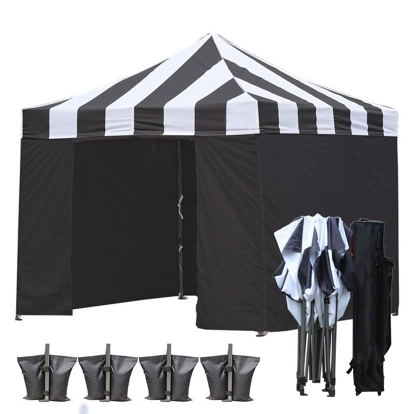 VentuLodge 10x10 Pop up Canopy Tent with Sidewalls, Commercial Grade ...
