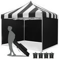 VentuLodge 10x10 Pop-up Canopy Tent, Commercial Grade, Heavy Duty ...