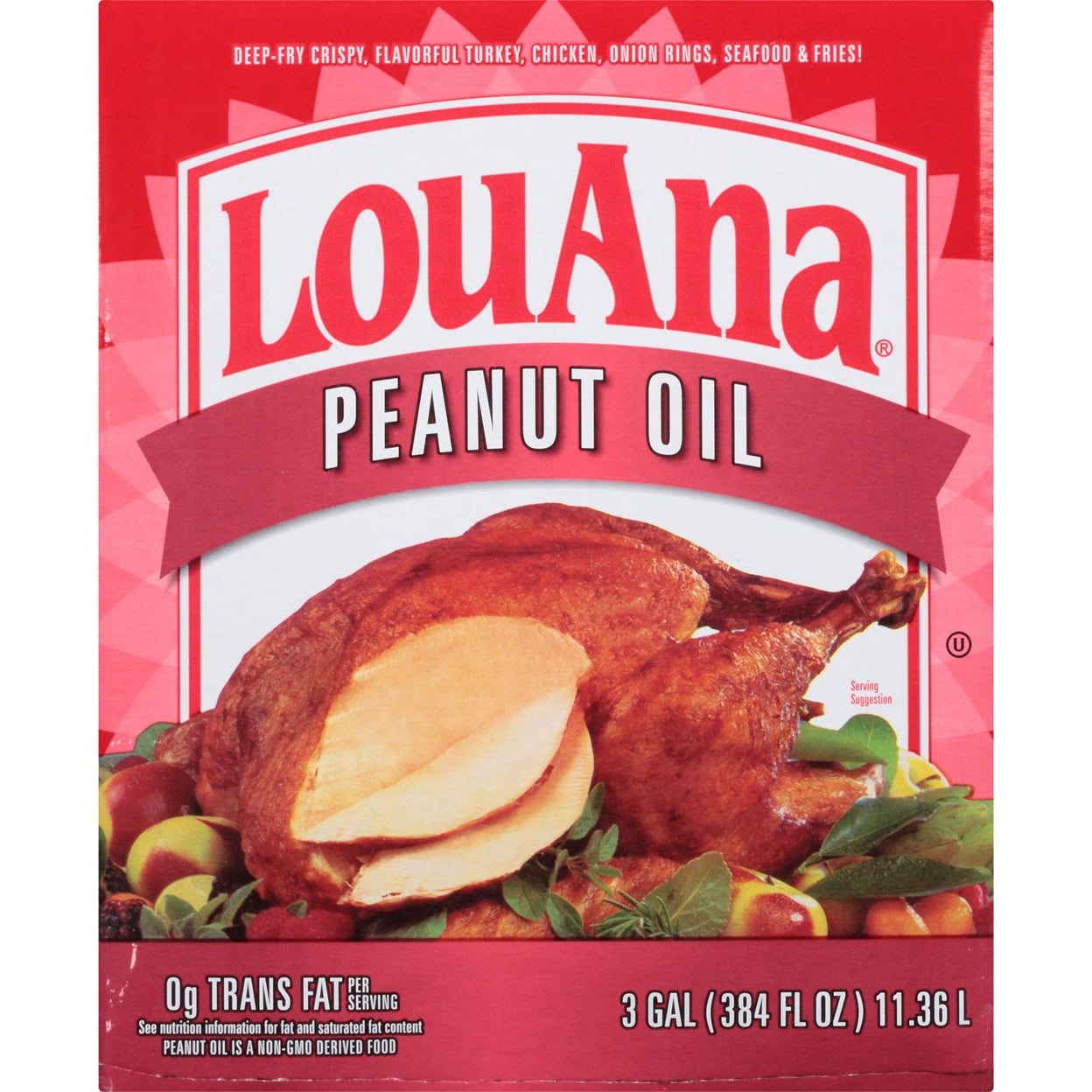 Ventura Foods LouAna 3 gal Pure Peanut Oil for Turkey Fryer - Walmart.com