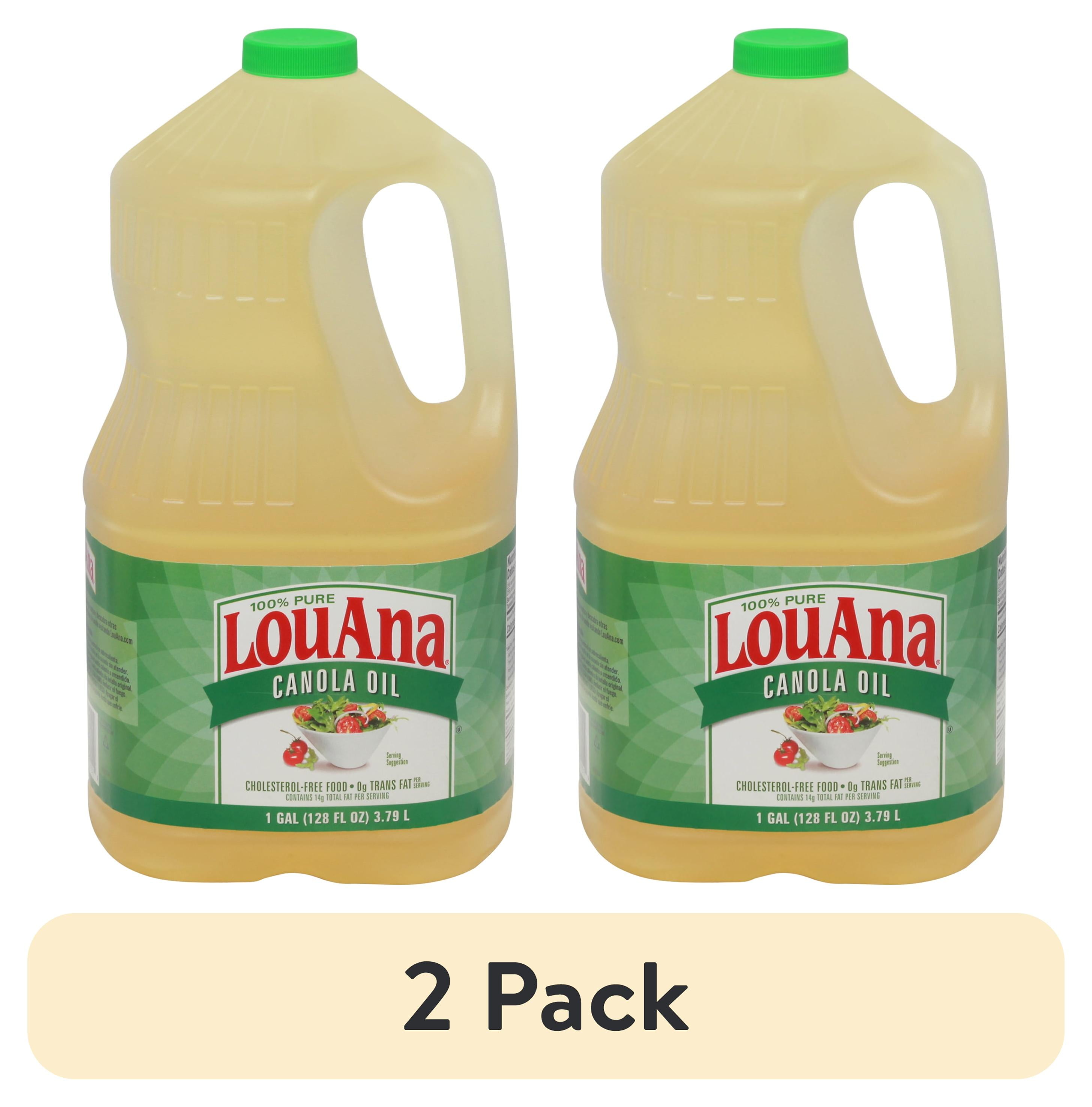 (2 pack) Ventura Foods LouAna Canola Oil, 128 oz - Walmart.com