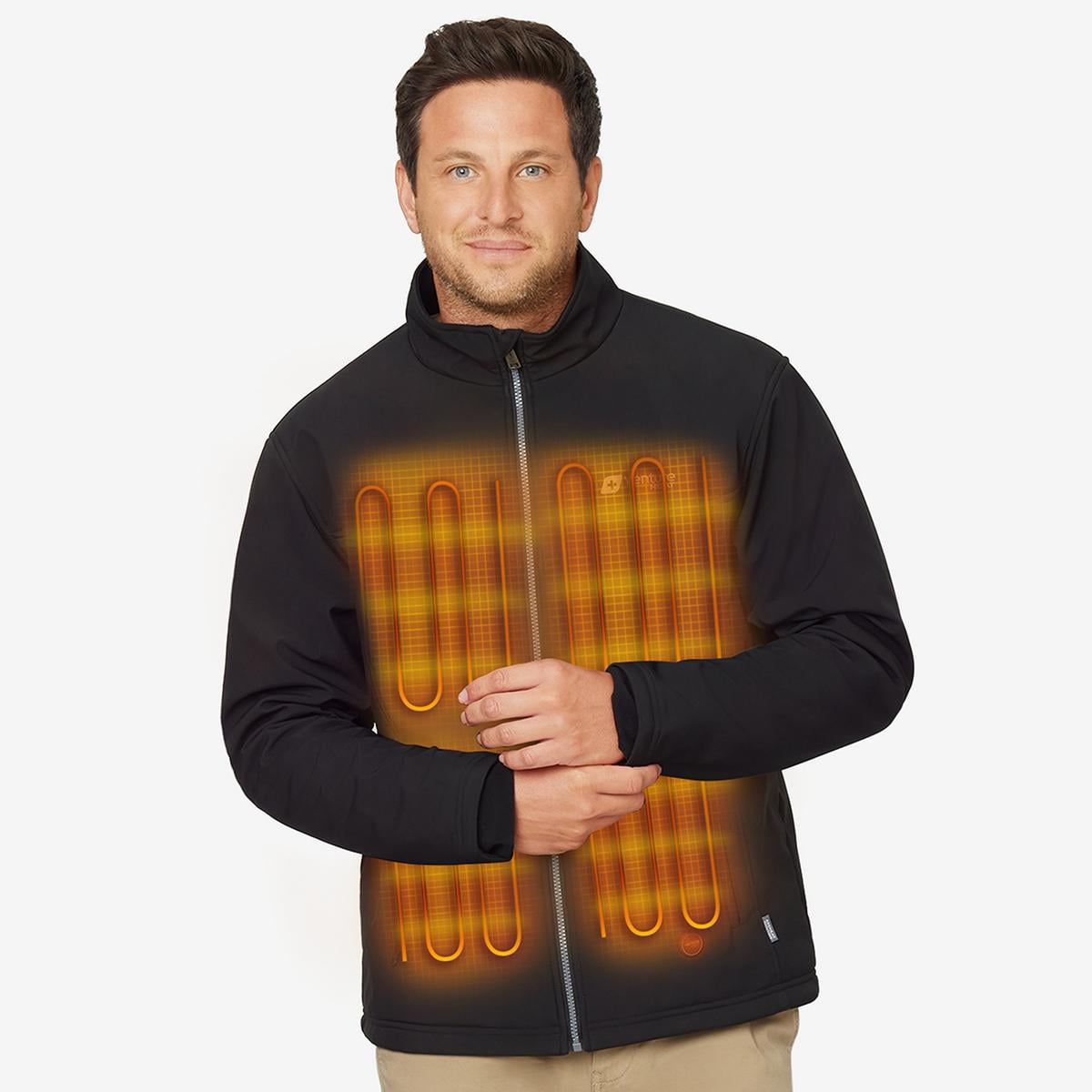 Venture Heat 7V Men's Bluetooth Softshell Battery Heated Jacket M ...
