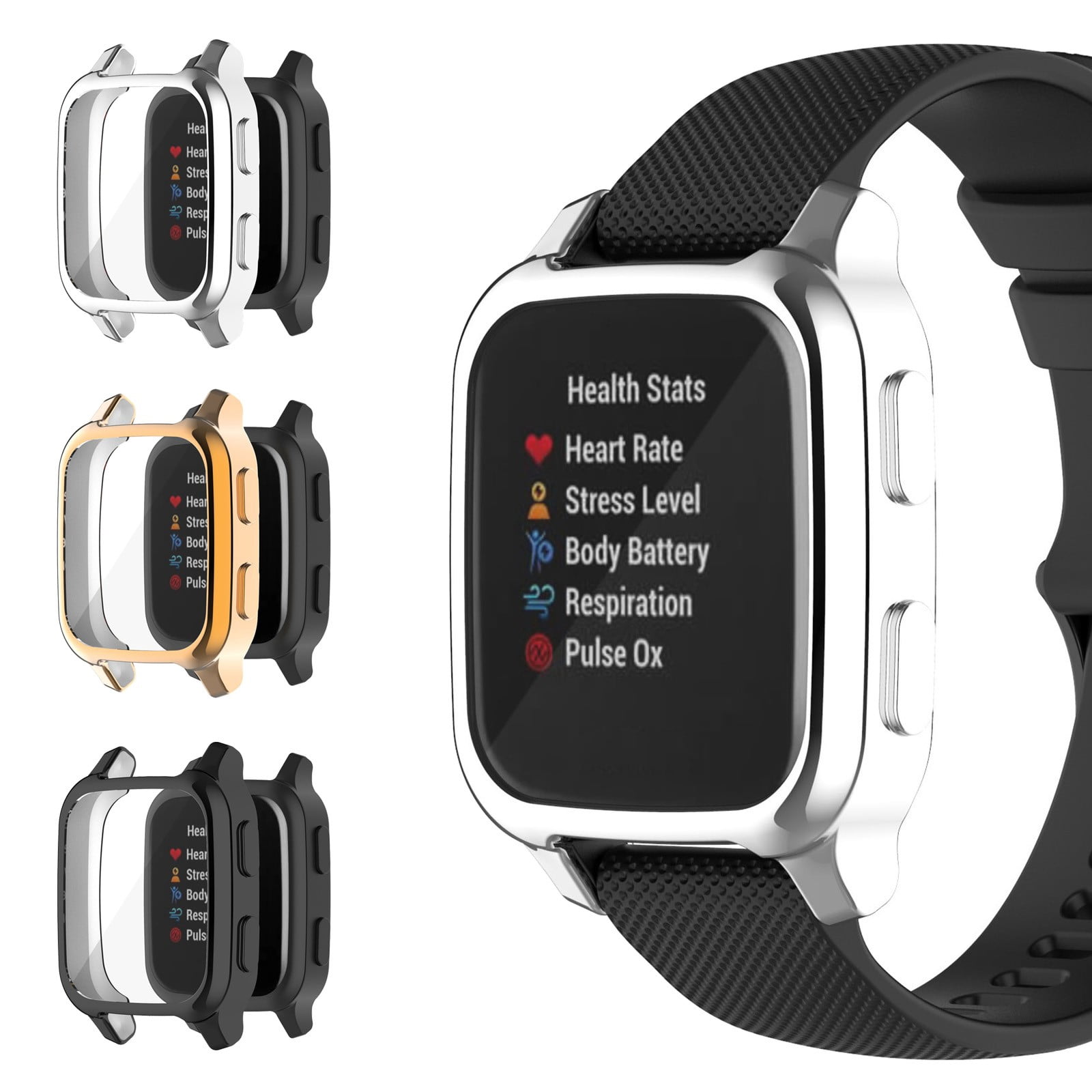 Venu Watch Case | Soft TPU Protective Cover for Venu Smartwatch | Full ...