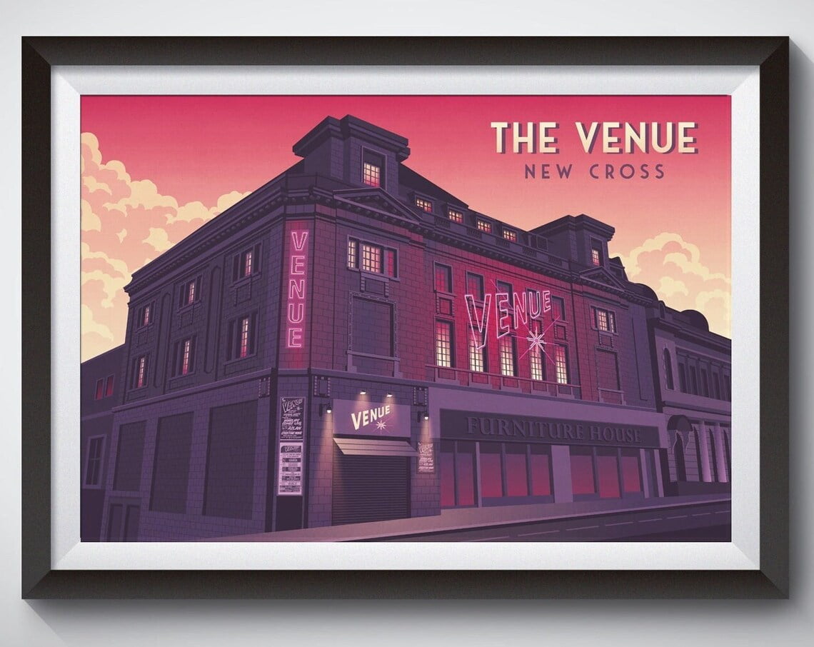 The Venue New Cross Nightclub Poster, South East London, Clubbing, Djs ...