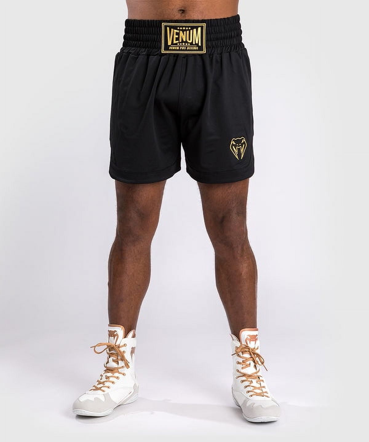 Venum Classic Boxing Shorts - Black/Gold-S - Walmart.com