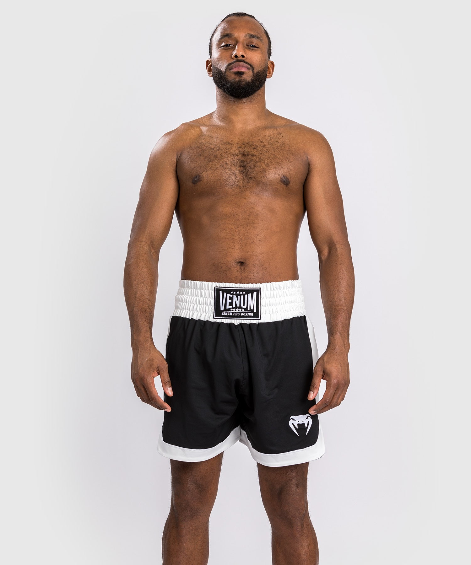 Venum Classic Boxing Shorts - Black/White-XXL - Walmart.com