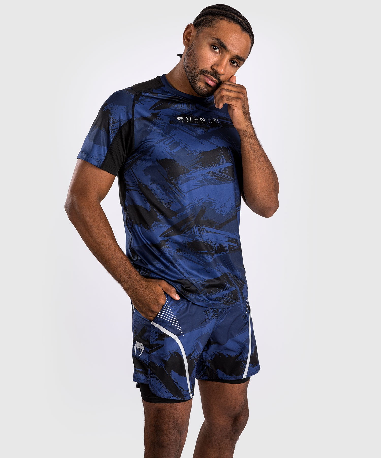 Venum Electron 3.0 Dry-Tech t-shirt - Navy - Walmart.com