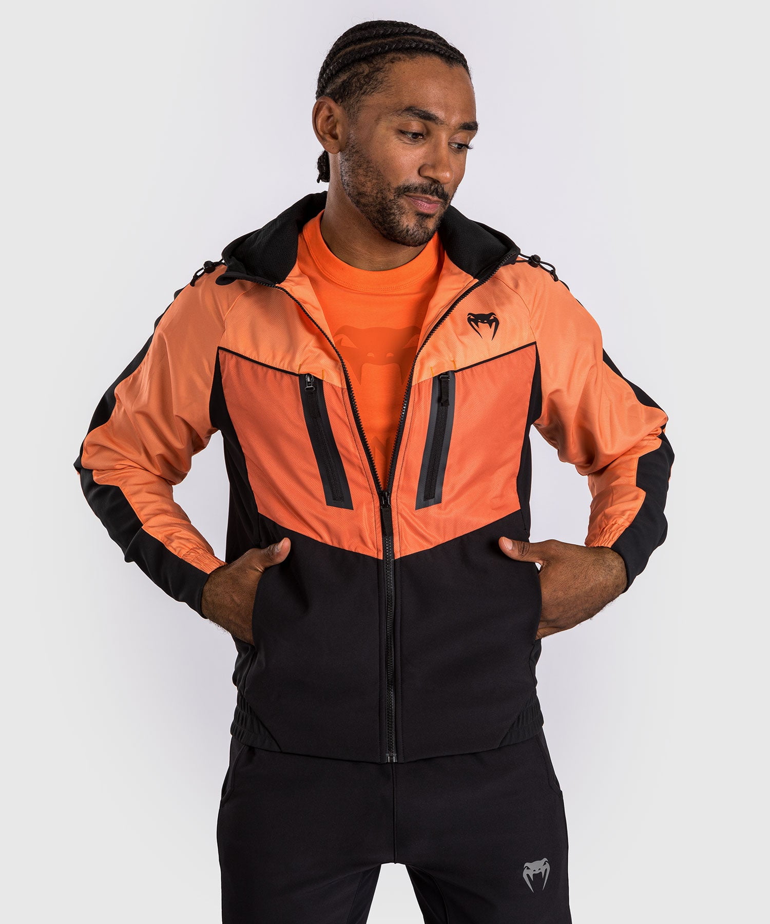 Venum Laser 3.0 Track Jacket - Black/Orange - Walmart.com
