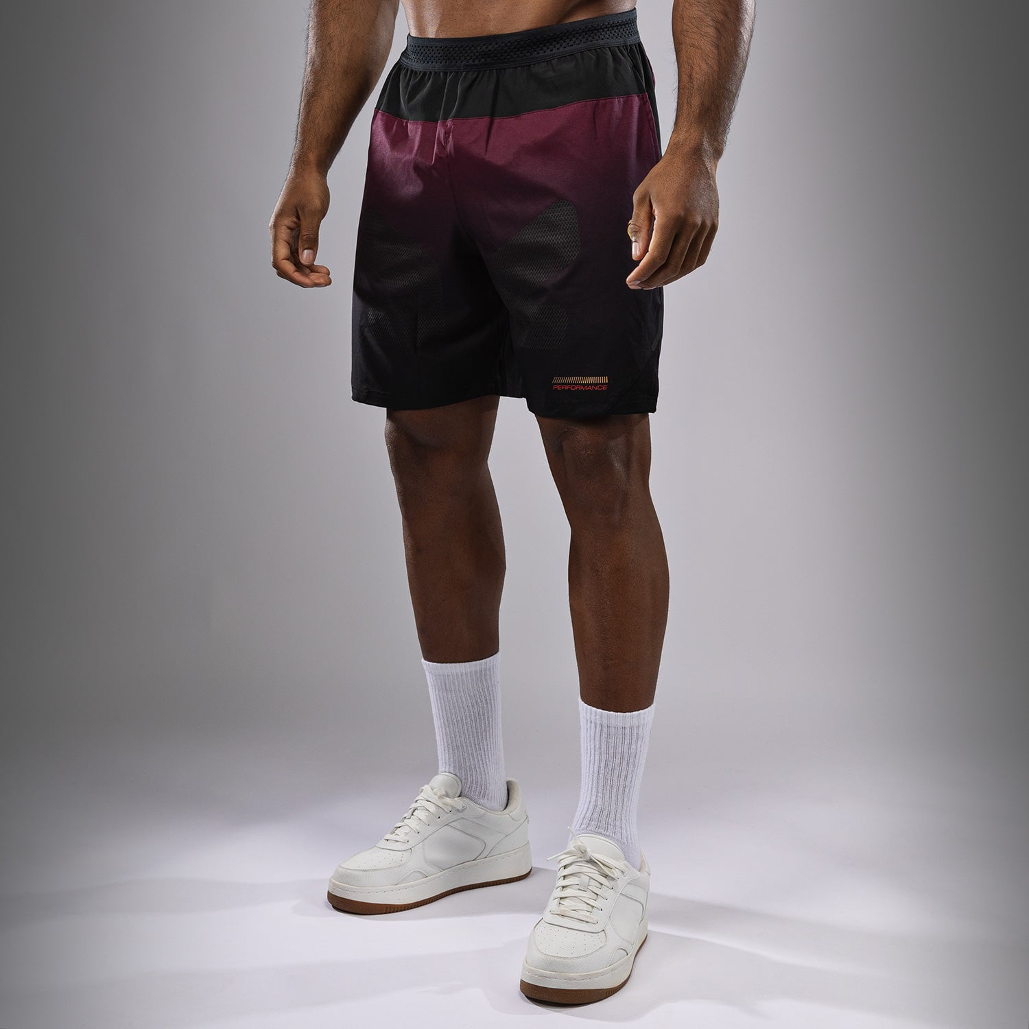 Venum Tactical XT Training Shorts - Black/Burgundy/Gold - Large ...