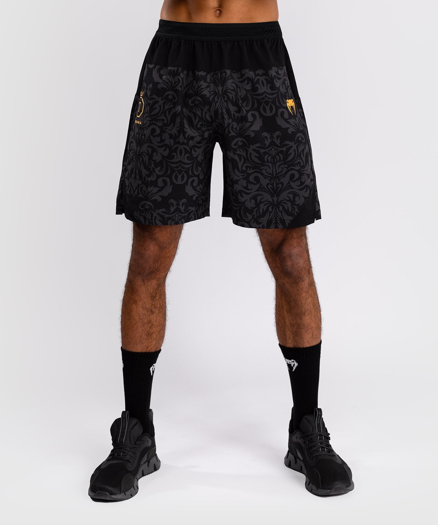Venum x Ilia Topuria Unmatched Training Shorts - Black/Gold - Large ...