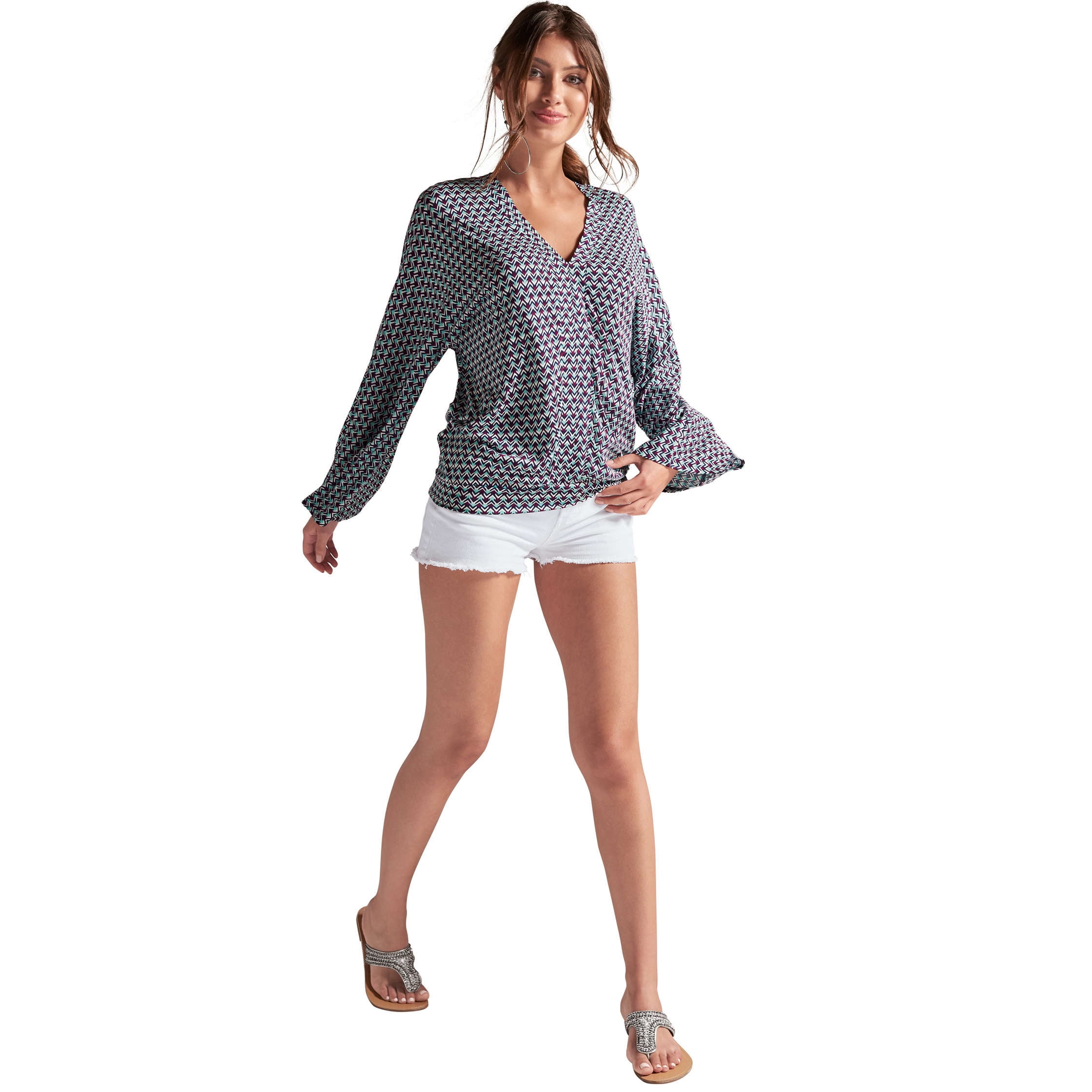 Venus Womens Plus Banded Hem Top - Walmart.com