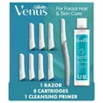 Venus Dermaplane Tool for Facial Hair and Skin Care Kit with Razor ...